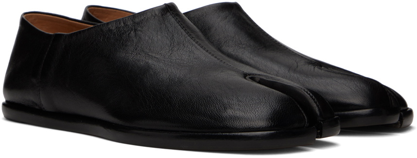Maison Margiela Black Tabi Babouches Slippers Maison Margiela