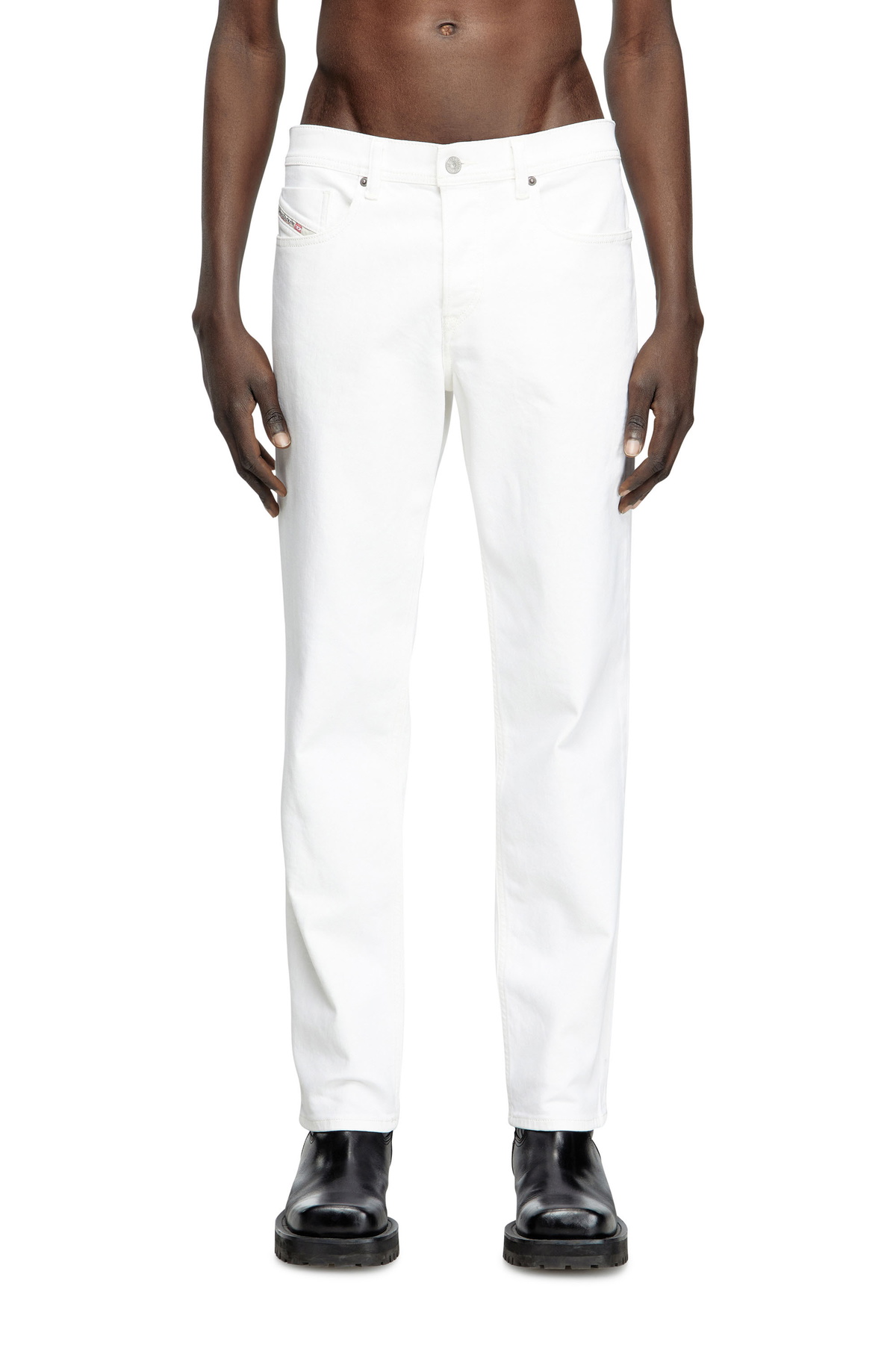 Diesel Regular Jeans - 2023 D-Finitive - Jeans Mens in White Diesel