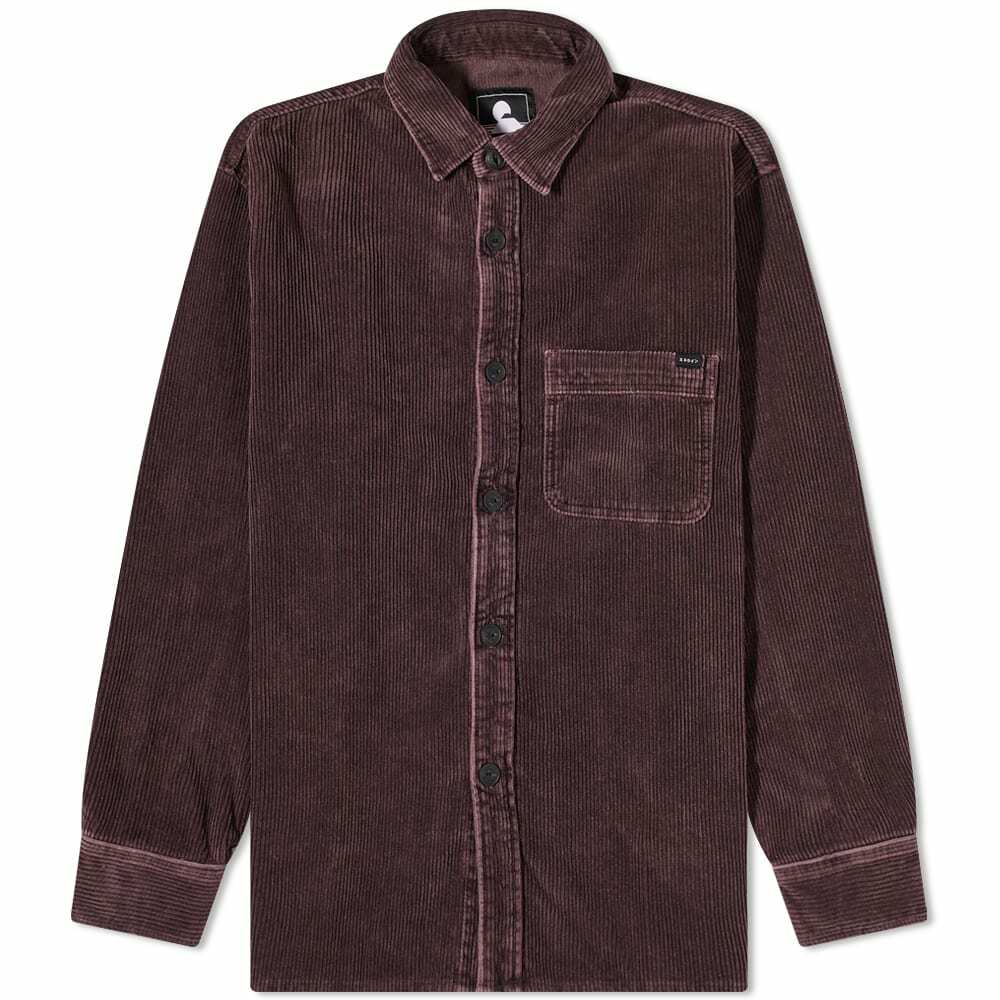 Edwin Men's Ander Cord Shirt in Raisin Edwin
