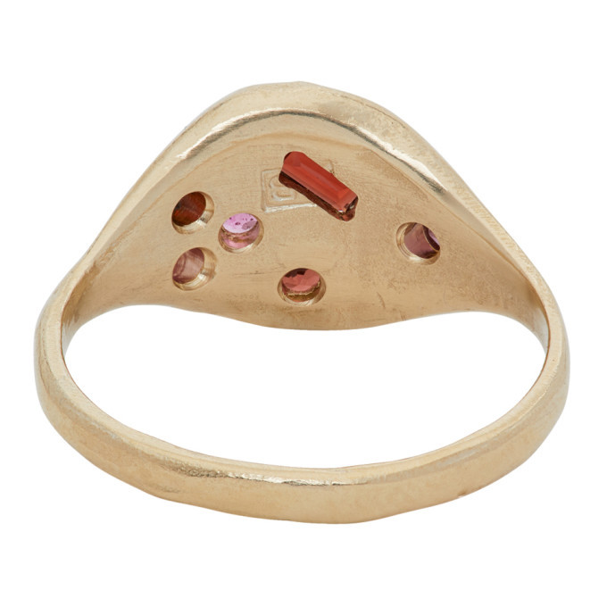 Seb Brown Gold Ruby Red Ring Seb Brown