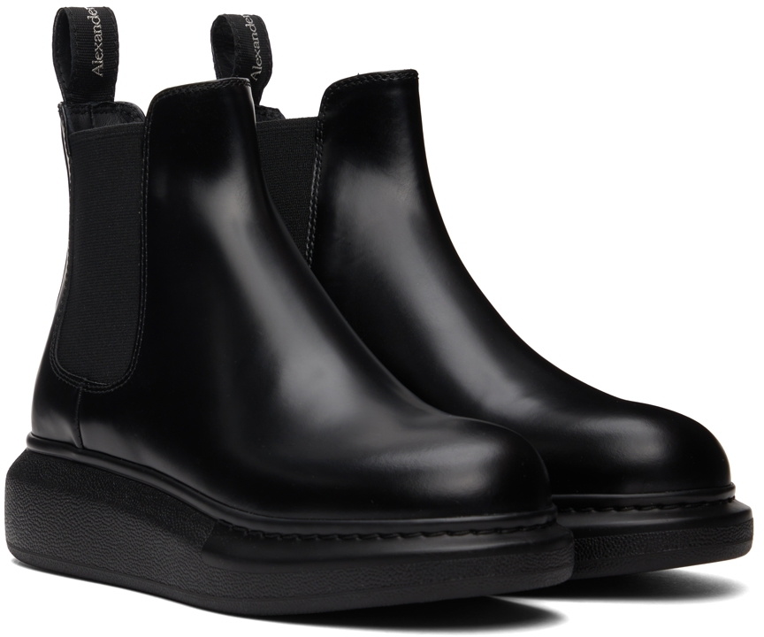 Alexander McQueen Black Hybrid Chelsea Boots Alexander McQueen