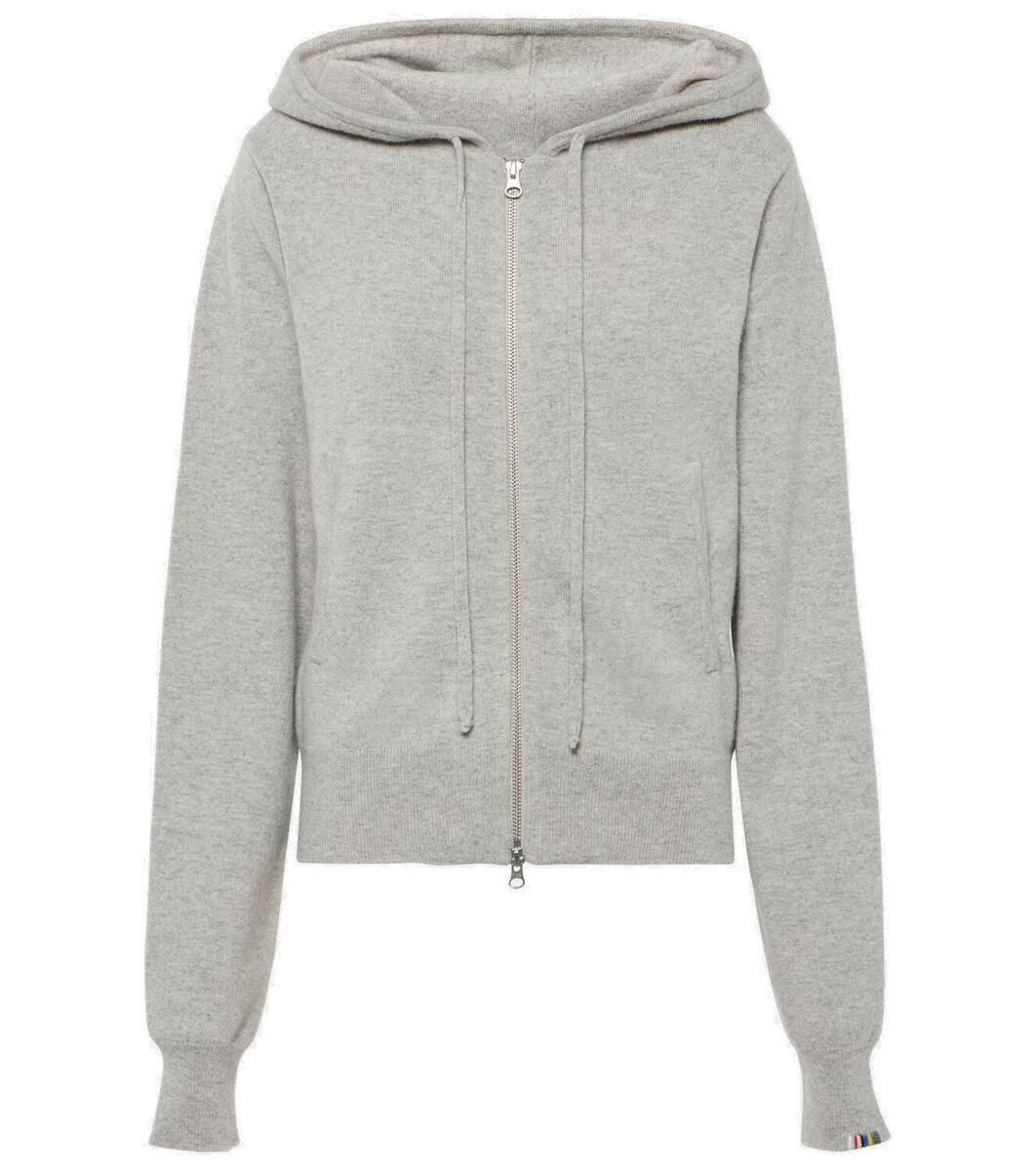 Extreme Cashmere N°318 Hood cashmere-blend zip-up hoodie extreme cashmere