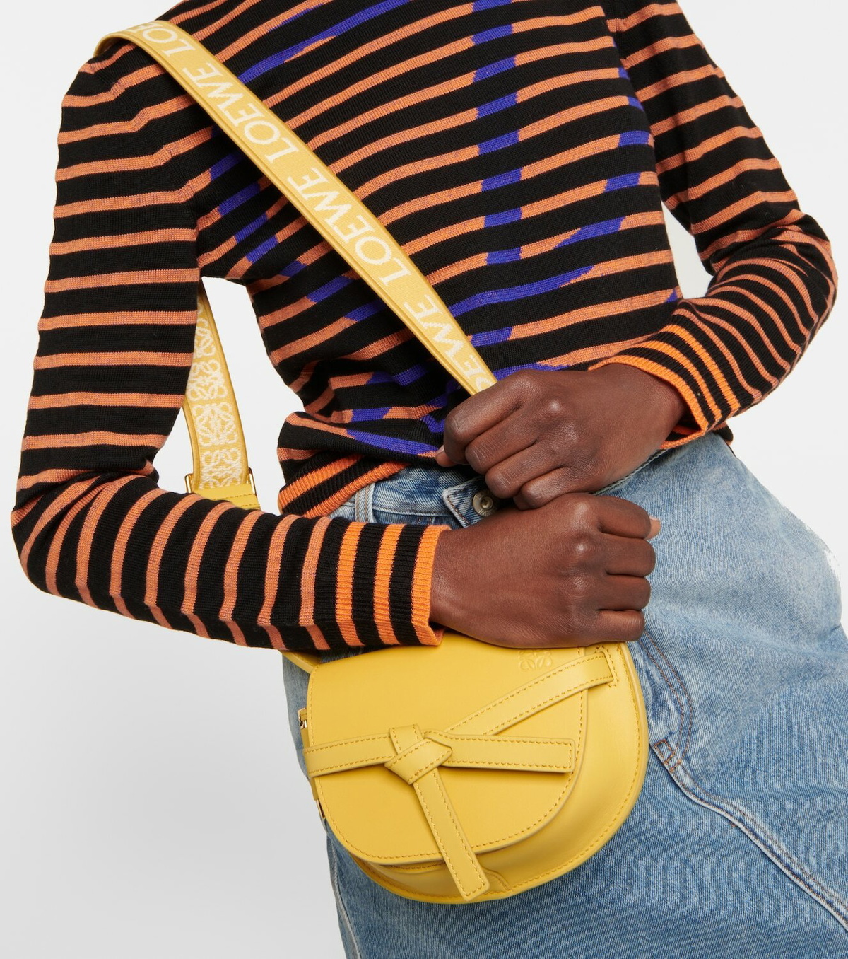 Loewe Gate Dual Mini leather shoulder bag Loewe
