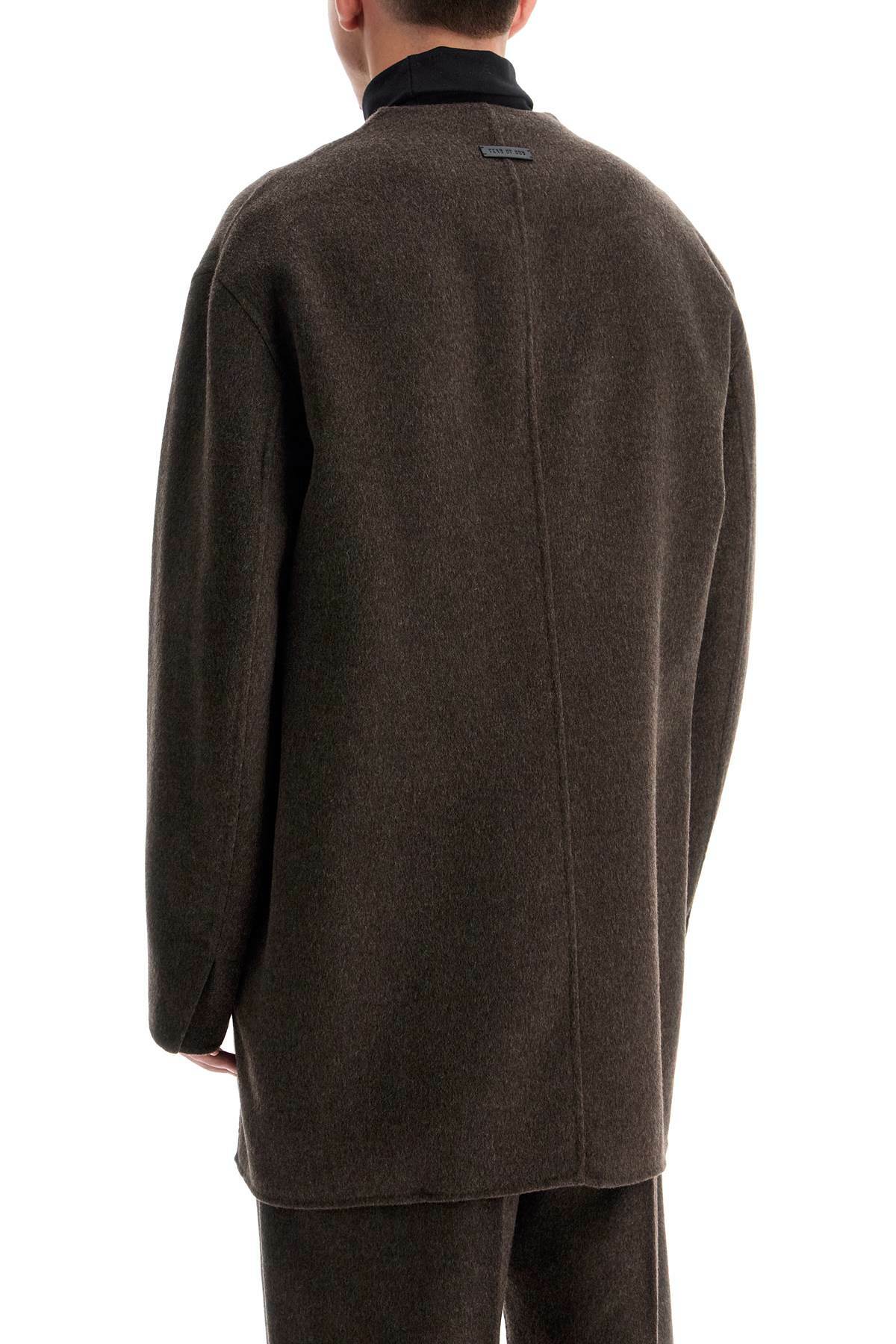 FEAR OF GOD blazer without lapels Brown Fear Of God