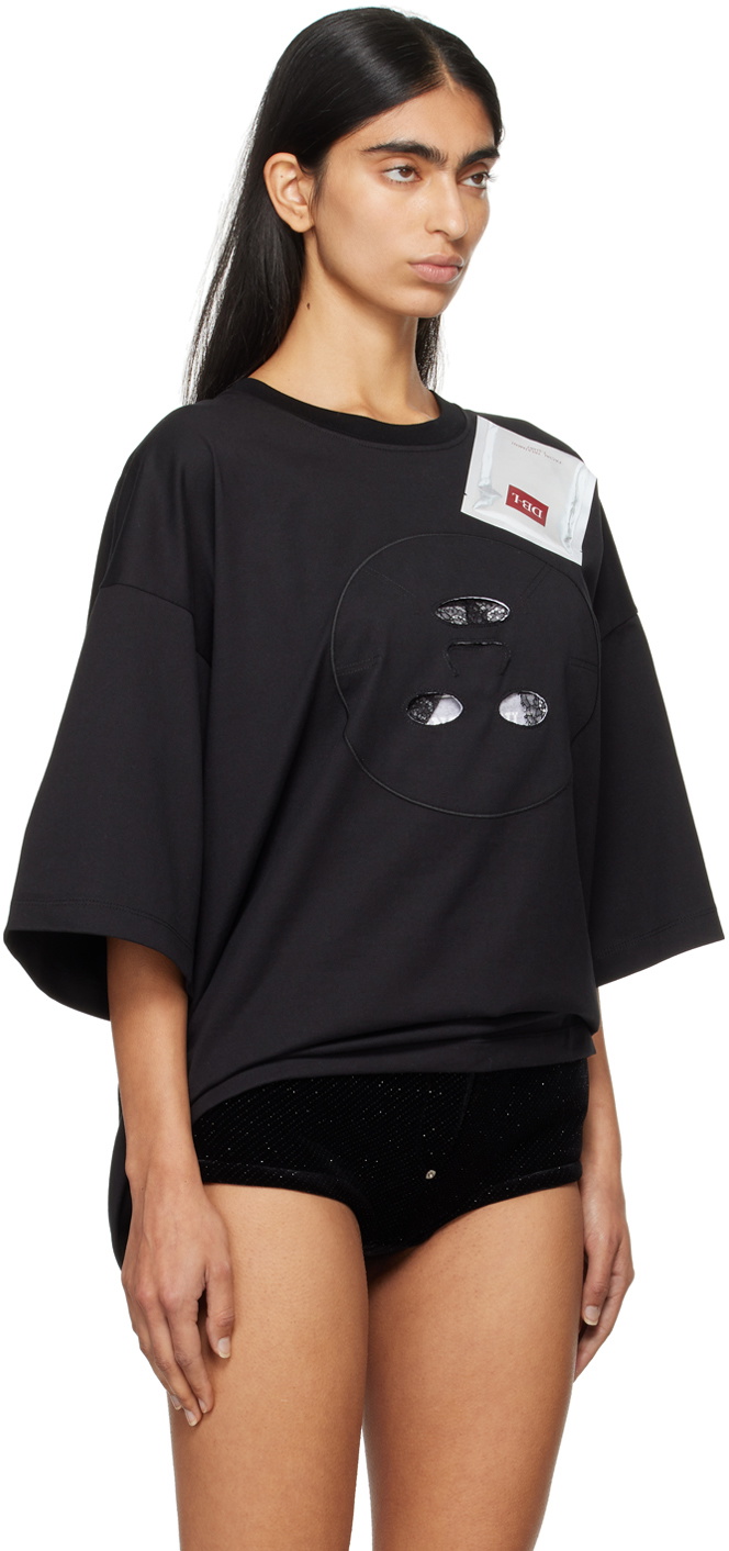 doublet Black Facial Mask T-shirt Doublet