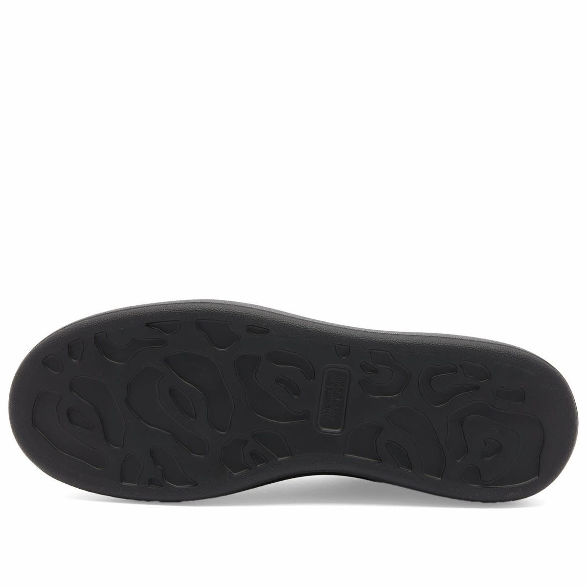 Alexander McQueen Men's Court Sneakers in Black/White/White Alexander McQueen Men's Court Sneakers in Black/White/White
