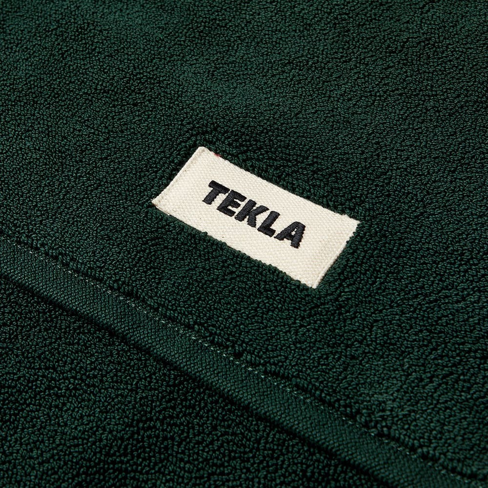 Tekla Fabrics Organic Terry Bath Mat in Forest Green Tekla Fabrics