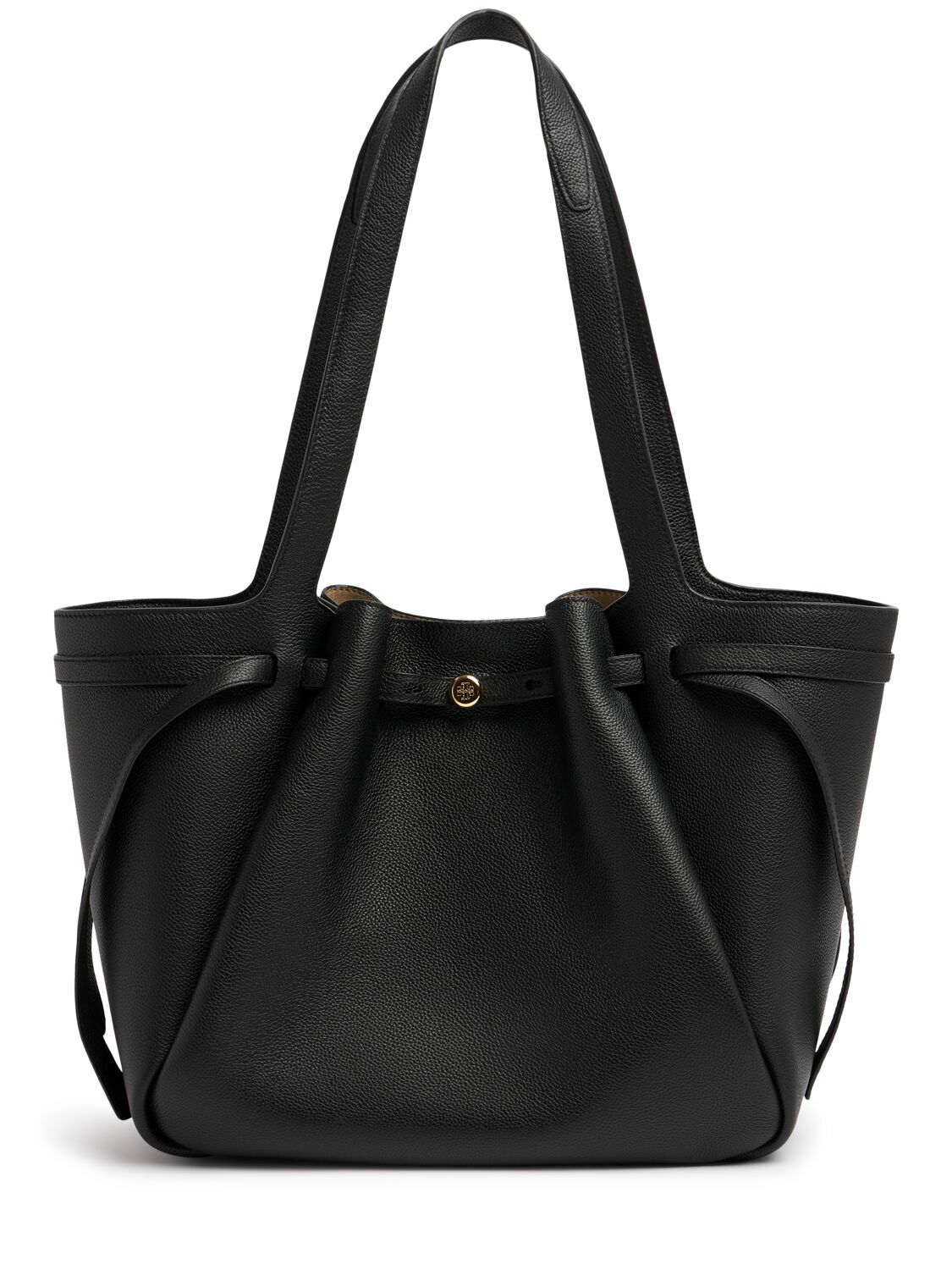 TORY BURCH Romy Pebbled Leather Tote Bag Tory Burch