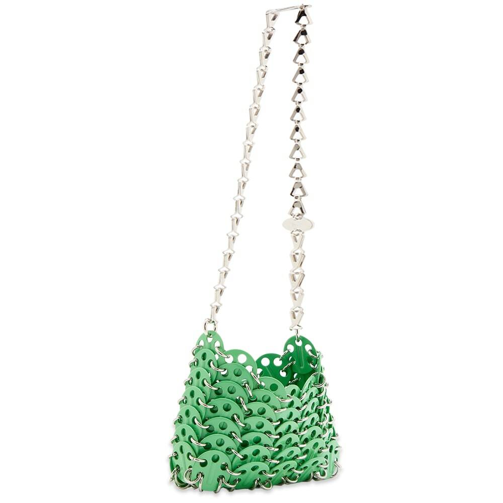 Paco Rabanne Women's 1969 Micro Bag in Green Paco Rabanne