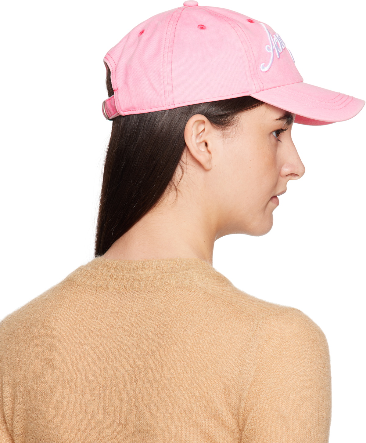 Acne Studios Pink Logo Cap Acne Studios