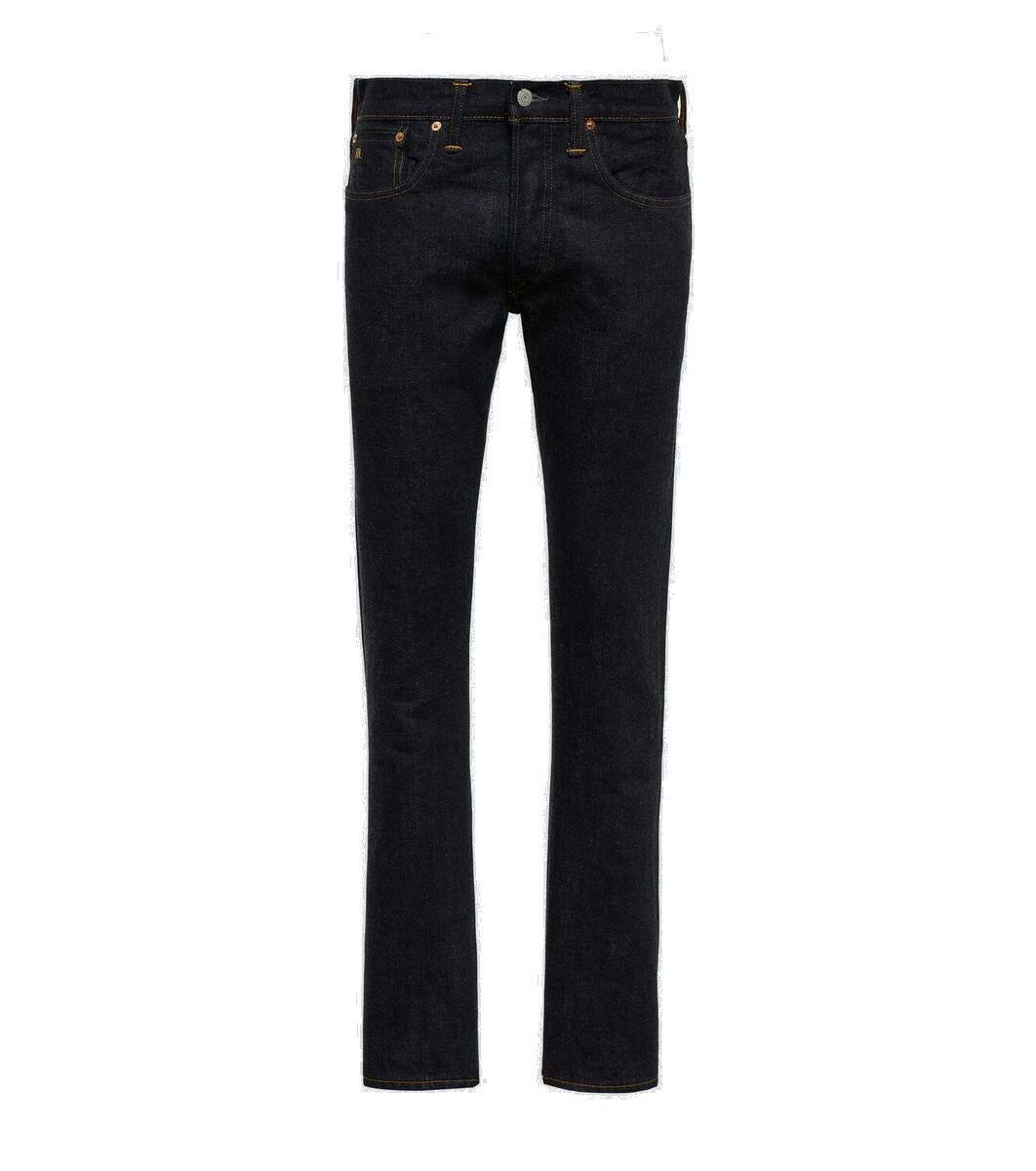 RRL Low-rise slim jeans RRL