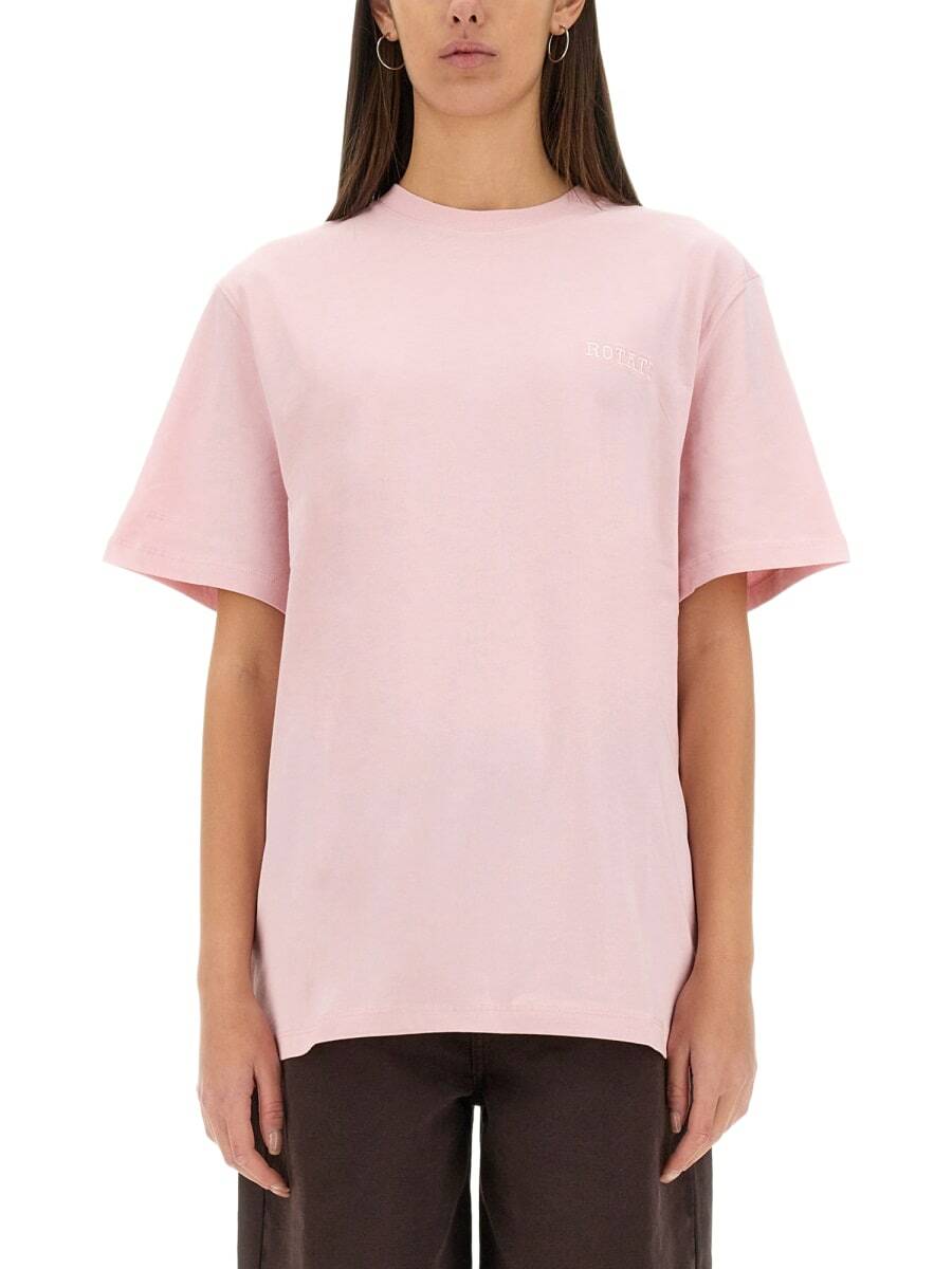 Rotate by Birger Christensen T-shirt With Logo ROTATE Birger Christensen