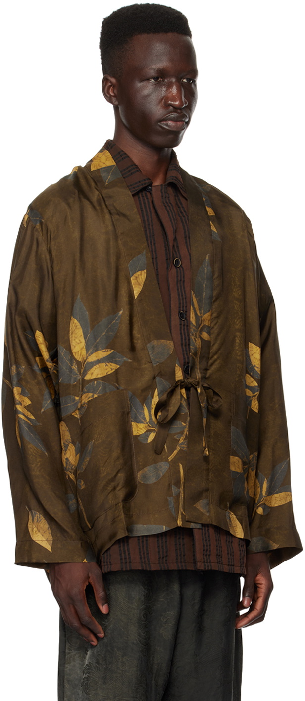 UMA WANG Brown Jester Jacket