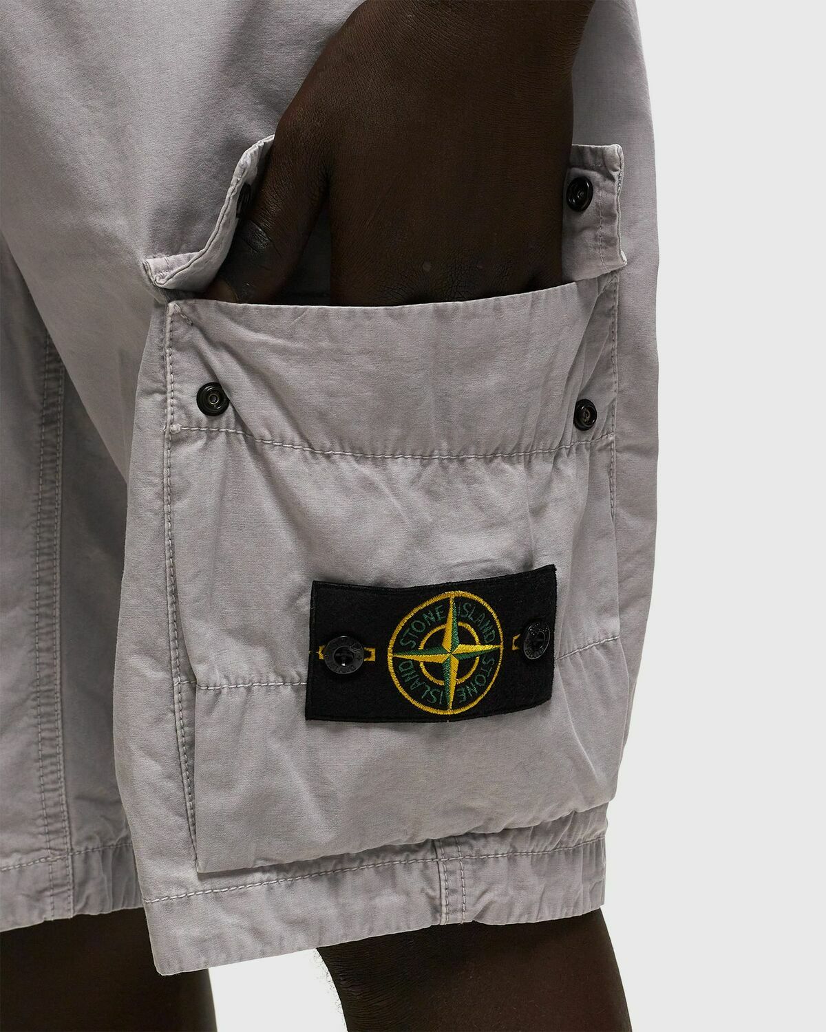 Stone Island Bermuda Shorts Grey Cargo Shorts Stone Island