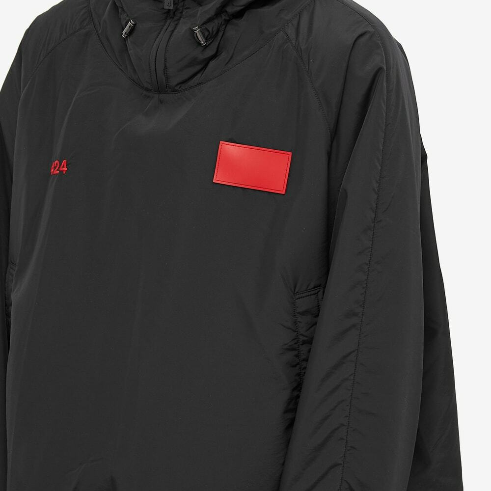 424 Men's Lightweight Logo Jacket in Black 424