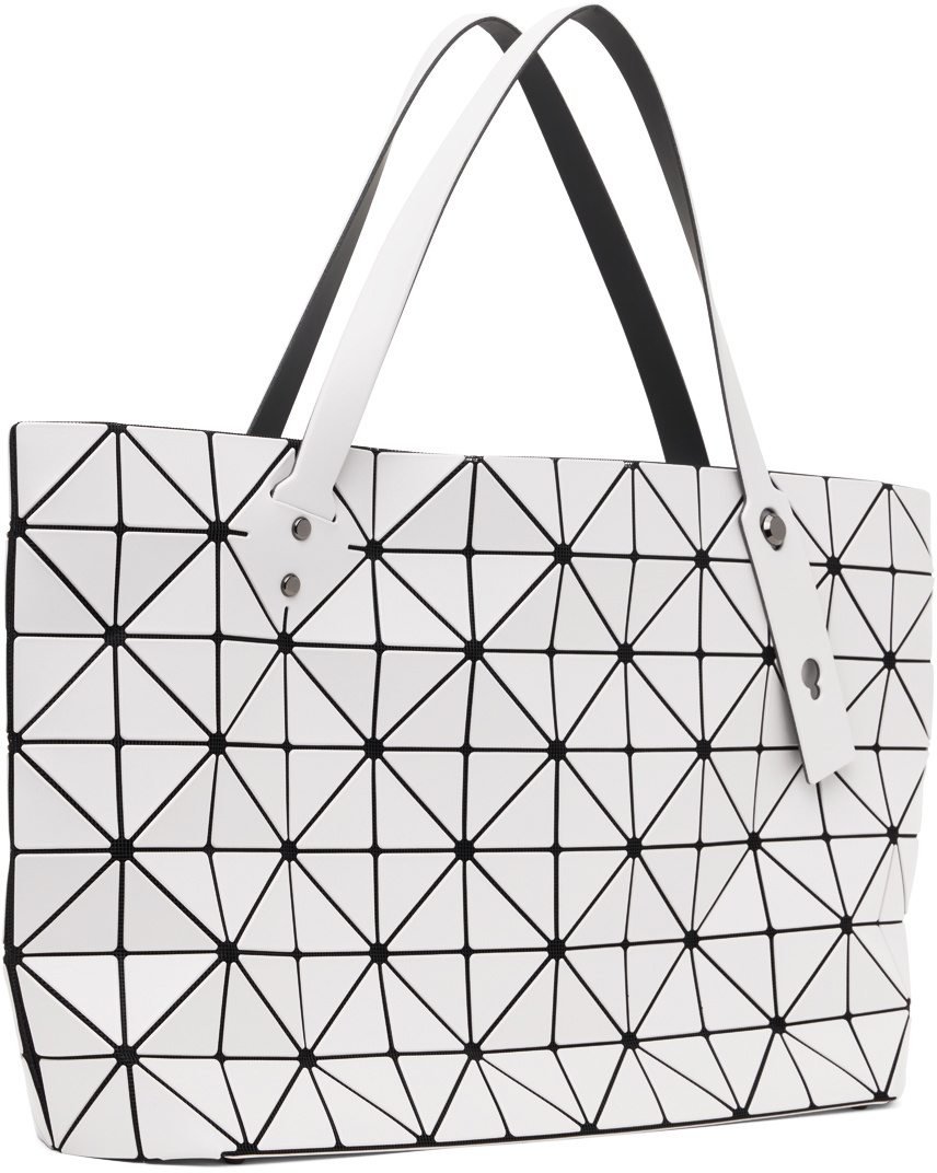 BAO BAO ISSEY MIYAKE Off-White Rock Matte Tote Bao Bao Issey Miyake