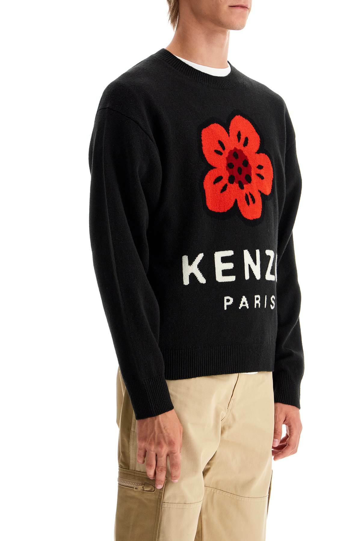 KENZO boke flower wool sweater Black Kenzo