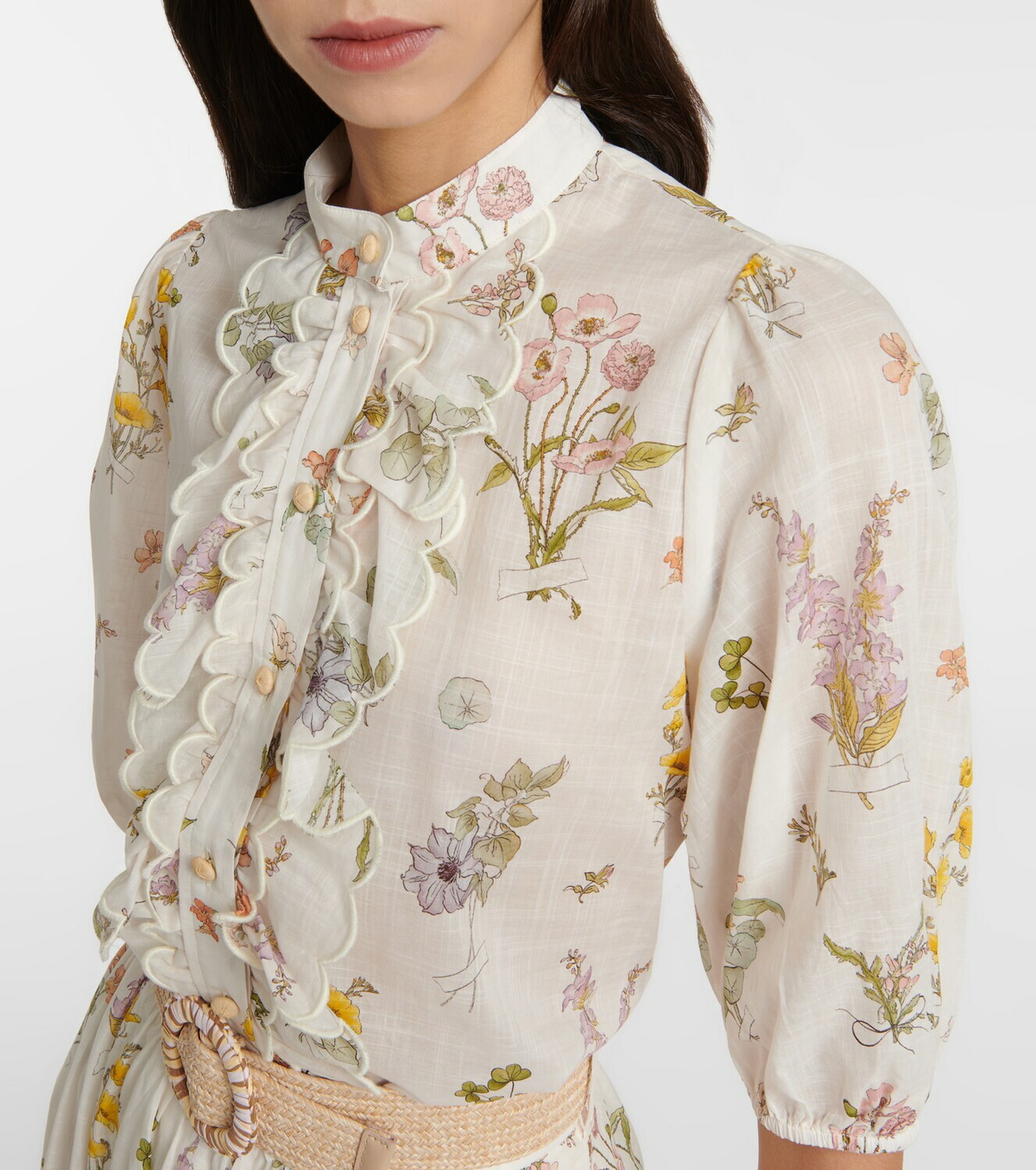 Zimmermann - Floral-printed cotton blouse Zimmermann