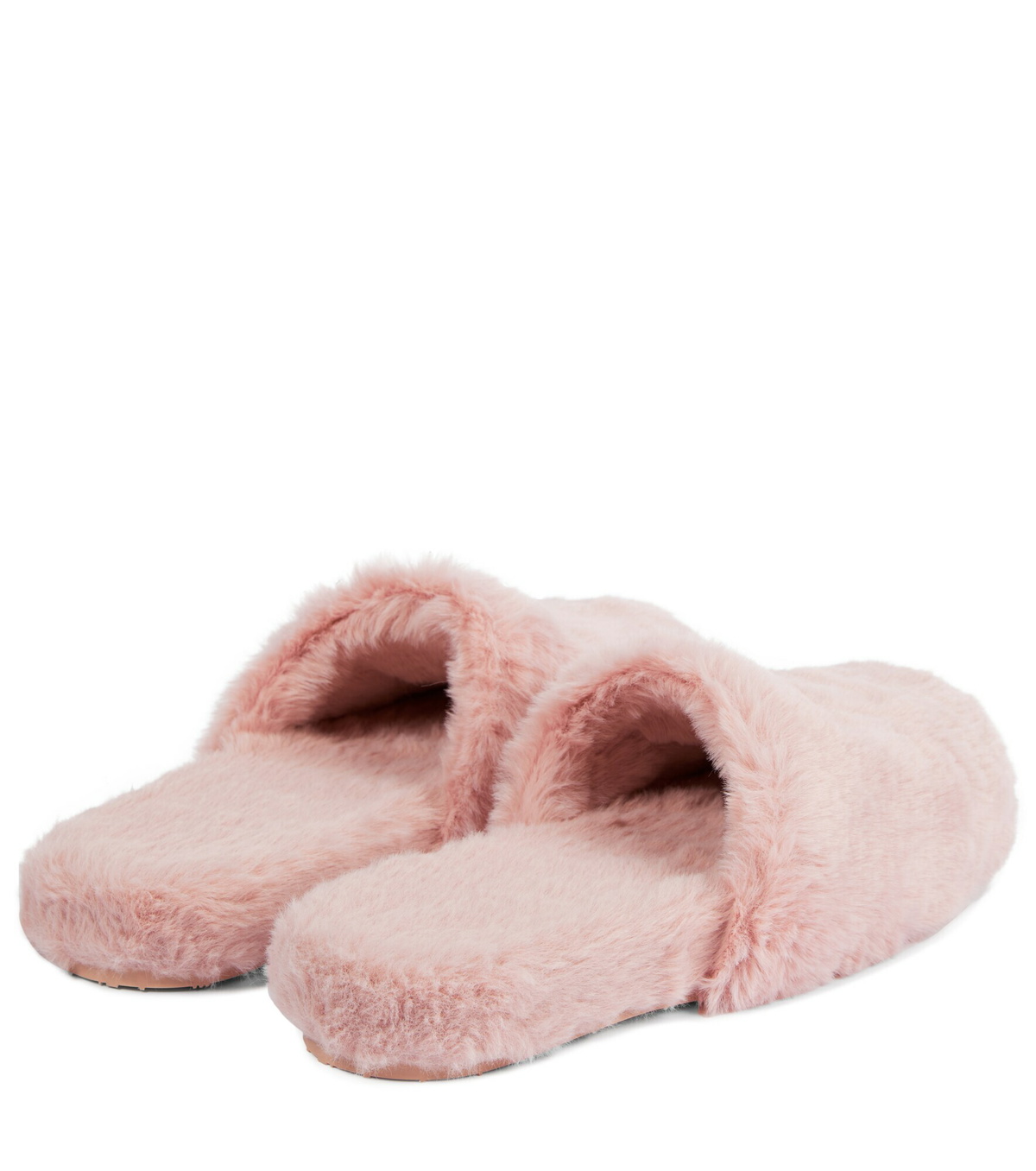 Gianvito Rossi - Logo teddy slippers Gianvito Rossi