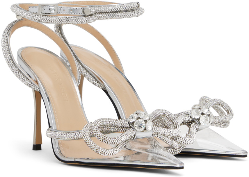 MACH & MACH Transparent Double Bow Heels MACH & MACH