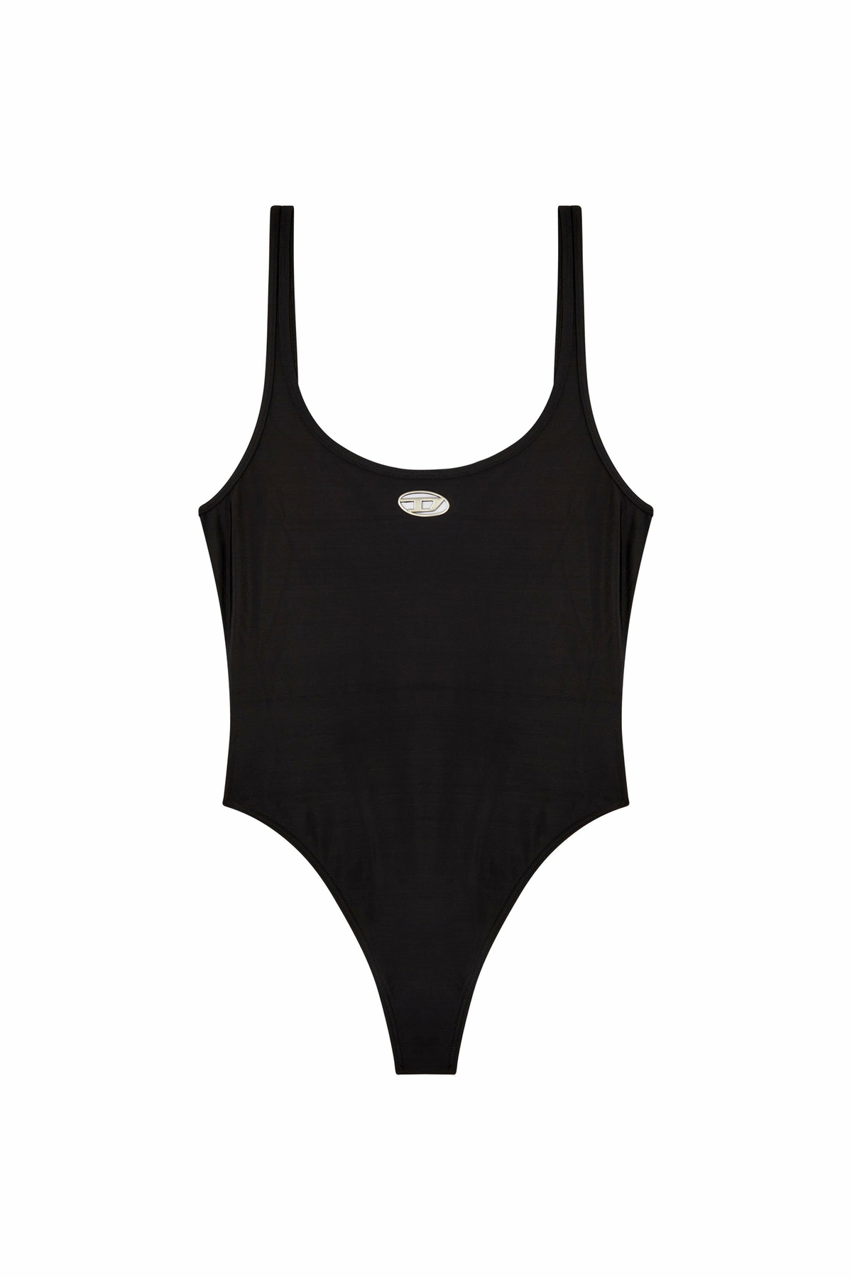 Diesel Swimsuit with cut-out logo - Swimsuits Womens in Black Diesel