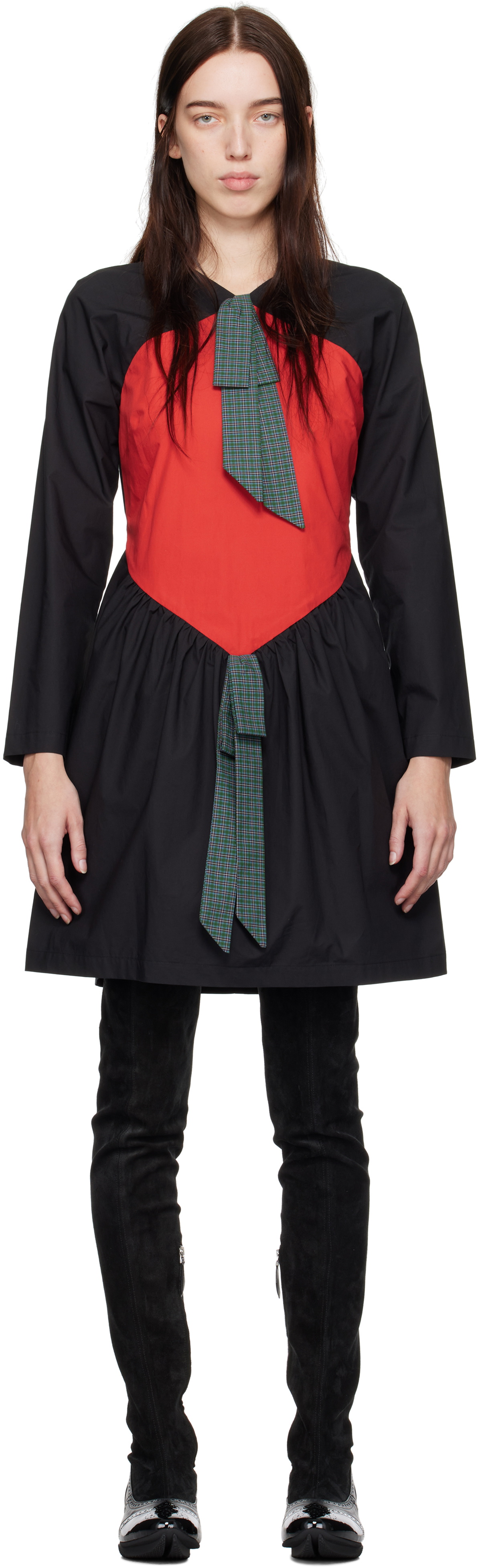 SC103 Black & Red Scene Minidress SC103