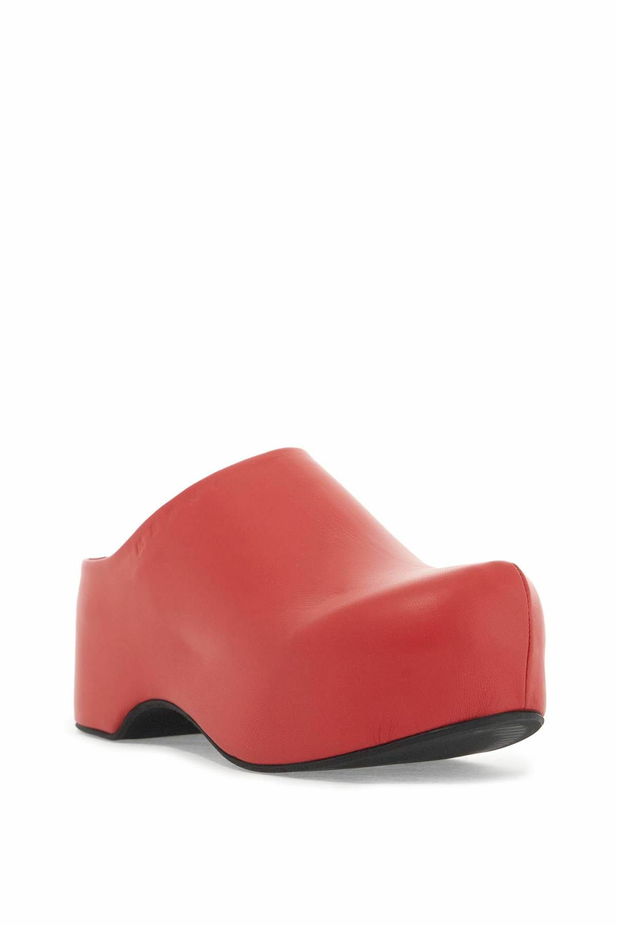 MARNI chunky clog sabot with Red Marni