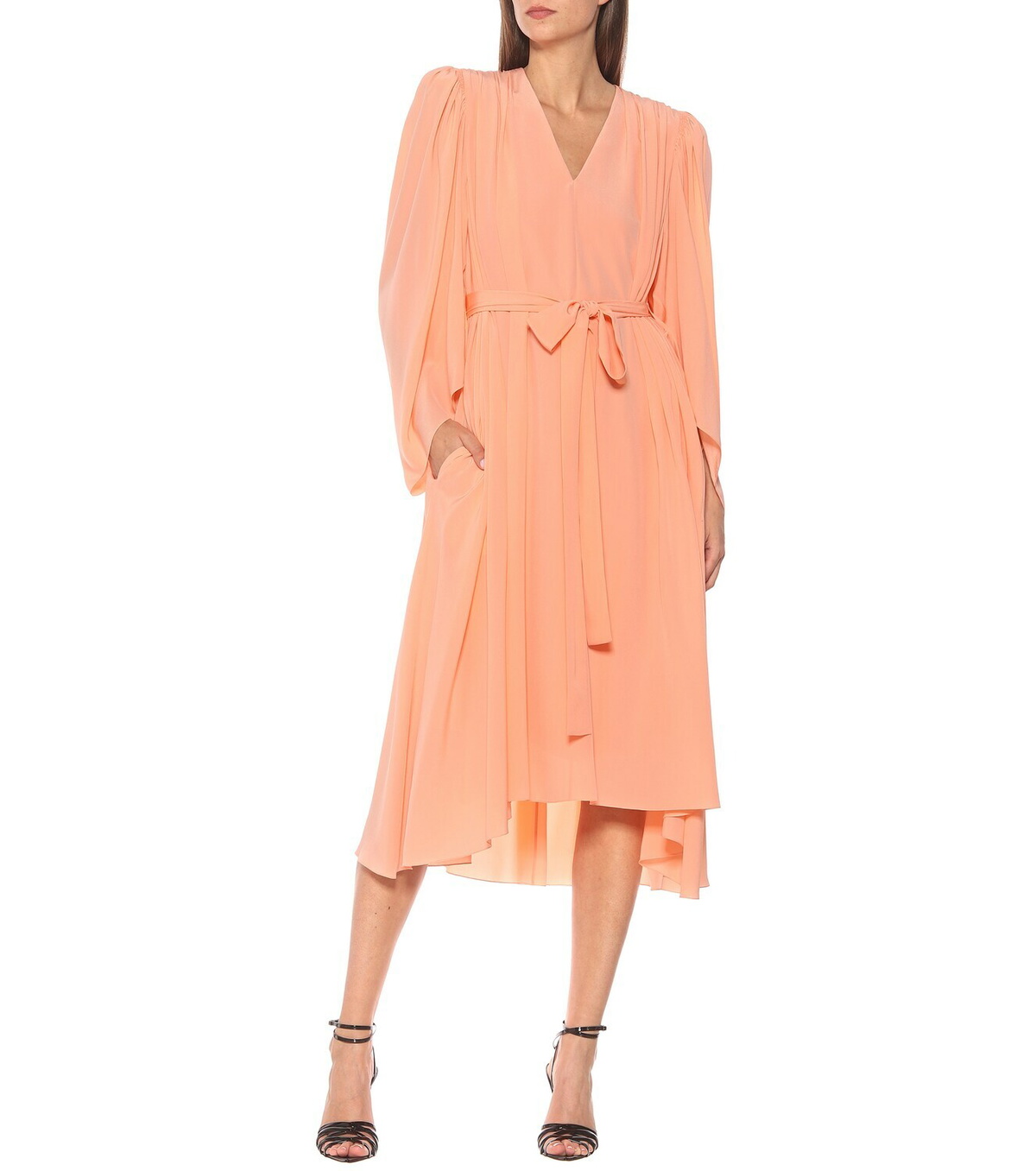 Givenchy - Crêpe de chine silk midi dress Givenchy