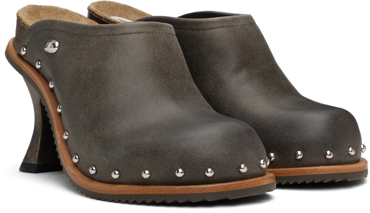 Diesel Brown D-Woodstock MI Clog Mules Diesel