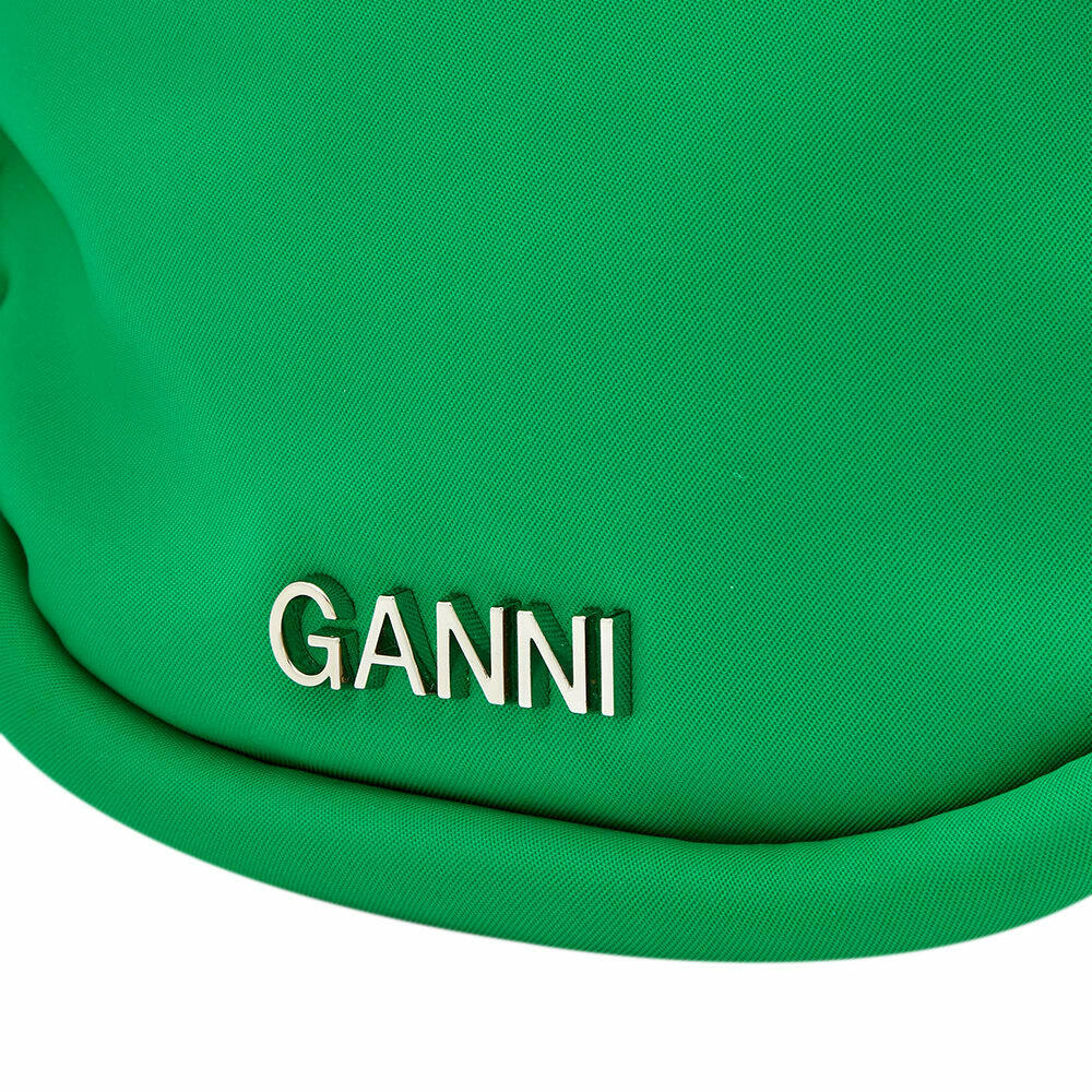 GANNI Women's Knot Mini Purse Bag in Kelly Green GANNI