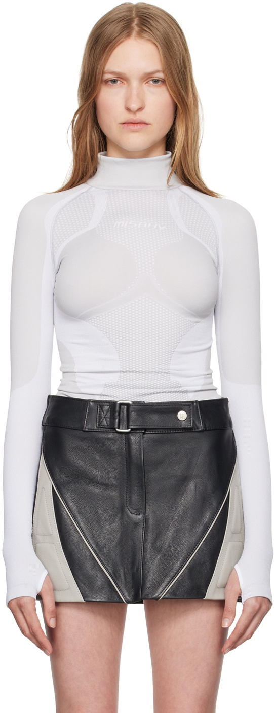 MISBHV Gray Performa Long Sleeve Sport Top MISBHV