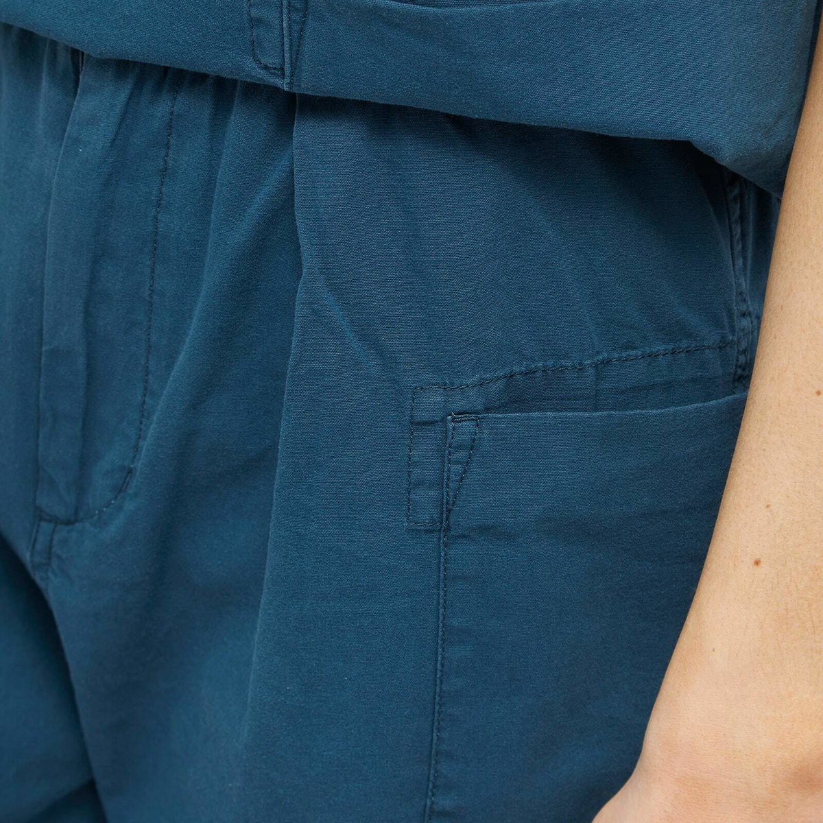 Snow Peak Women's Recycled Cotton Short in Blue Snow Peak