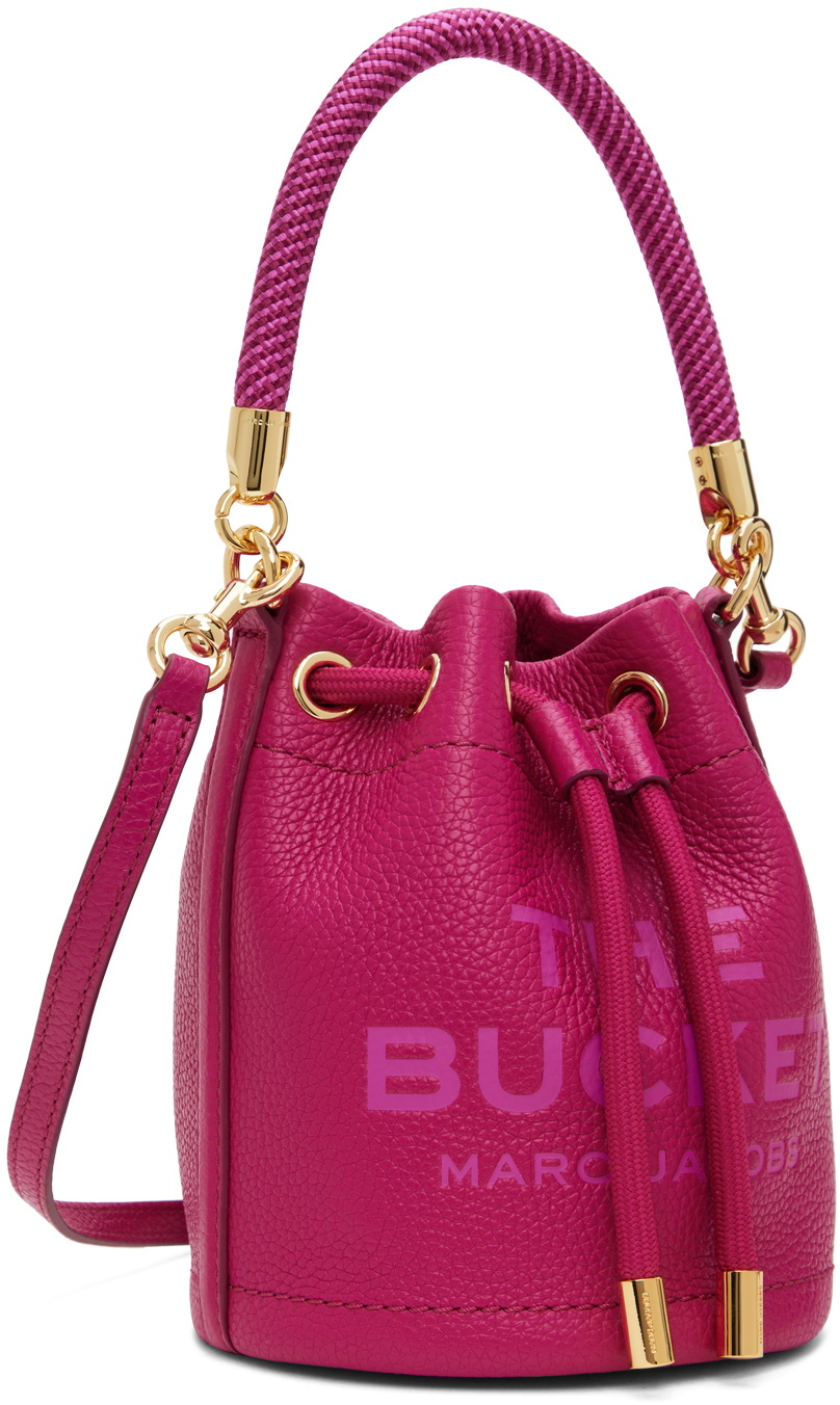 Marc Jacobs Pink 'The Leather Mini Bucket' Bag Marc Jacobs