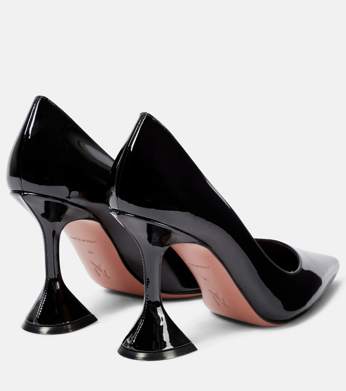 Amina Muaddi - Ami patent leather pumps Amina Muaddi