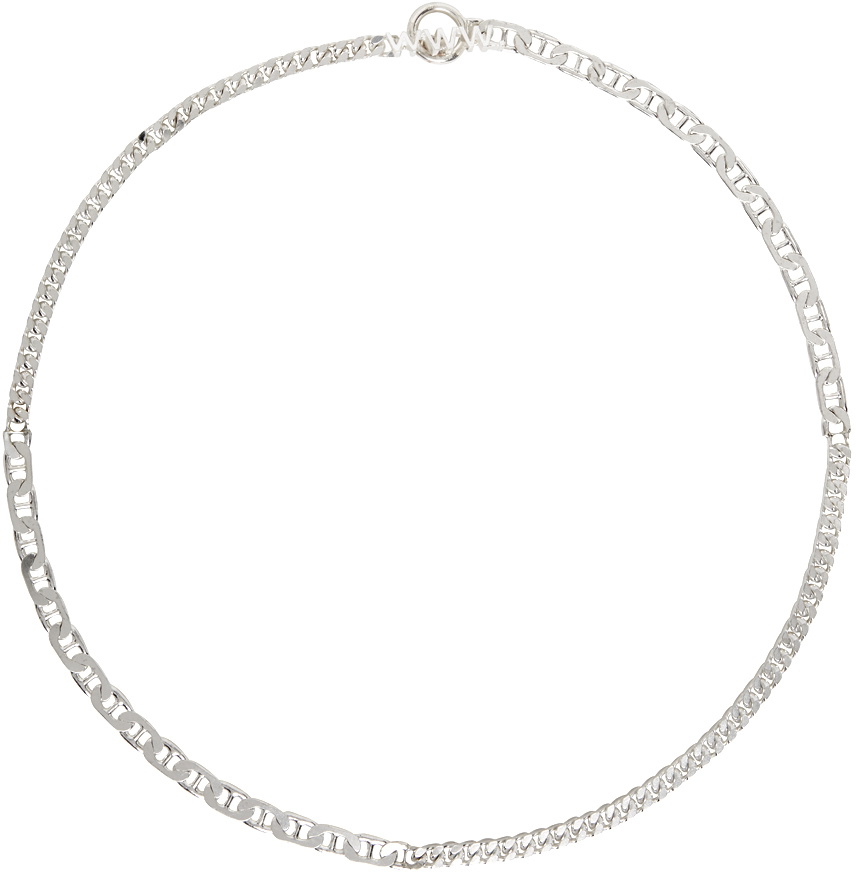 WWW.WILLSHOTT Silver Split Chain Necklace WWW.WILLSHOTT