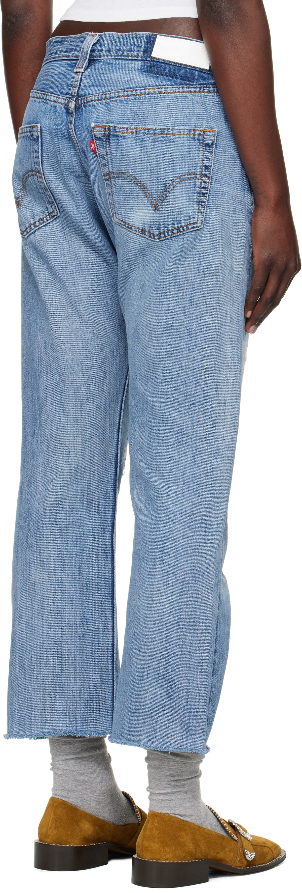 Re/Done Blue Levi's Edition 90s Boyfriend Jeans Re/Done