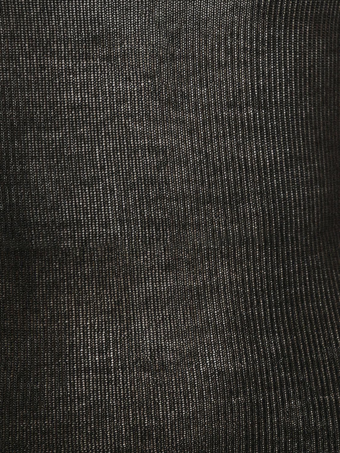 VERSACE - Seamless Rib Knit Turtleneck Sweater Versace