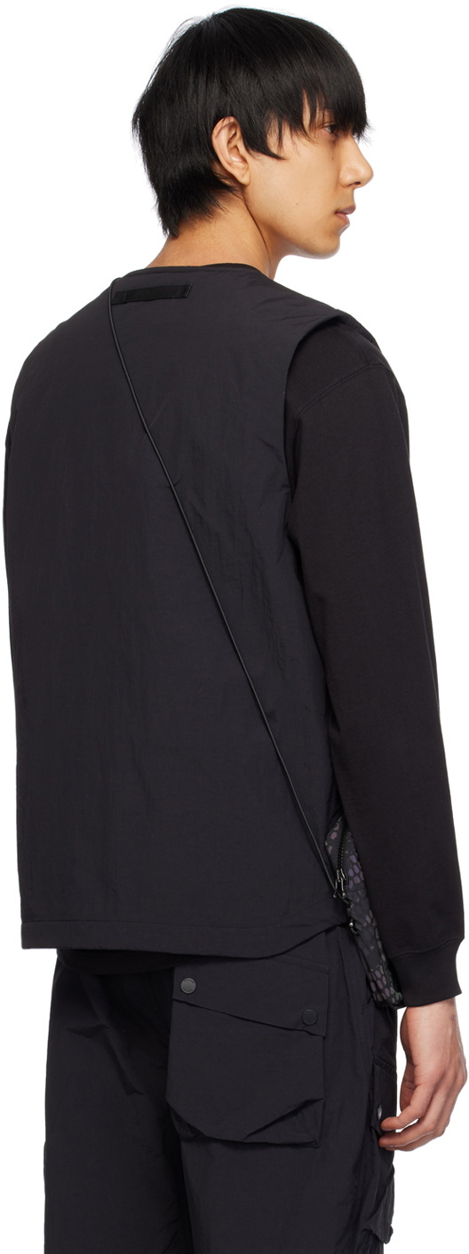 Maharishi Black Cargo Vest Maharishi