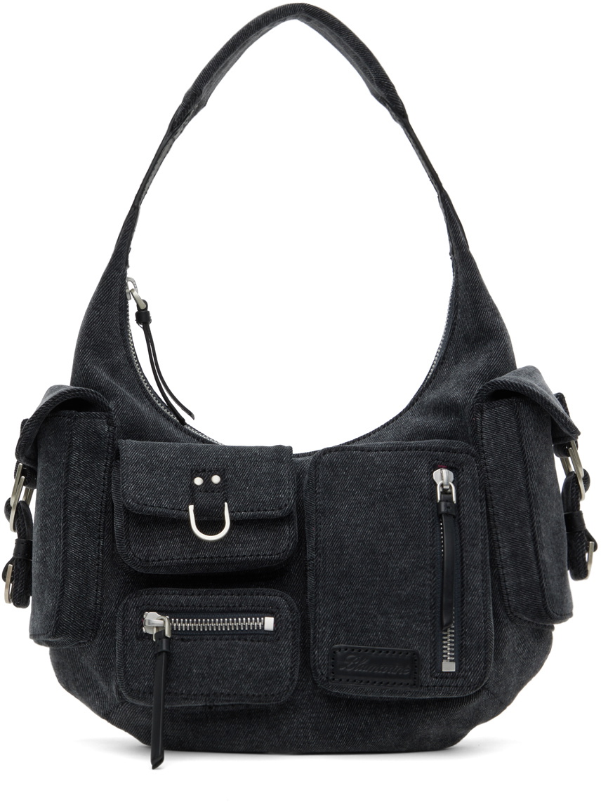 Blumarine Gray Small Pocket Bag Blumarine