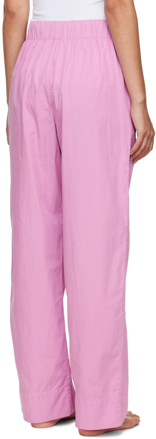 Tekla Purple Drawstring Pyjama Pants Tekla Fabrics