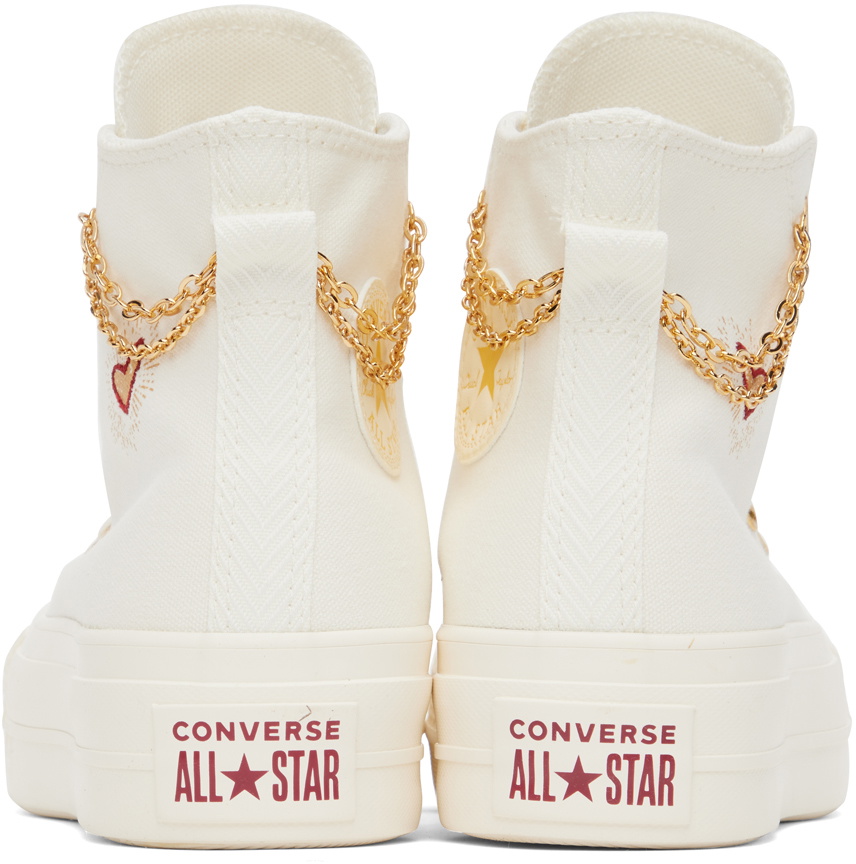 Converse Off-White Chuck Taylor All Star Gold Chain Sneakers Converse