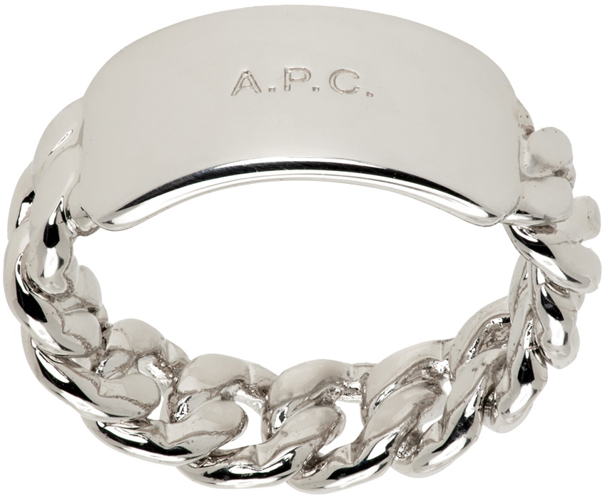 A.P.C. Silver Darwin Ring A.P.C.