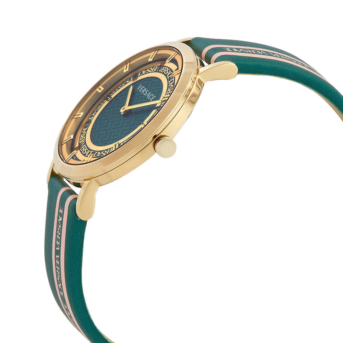 Versace New Generation Quartz Green Dial Ladies Watch VE3M00322 Versace