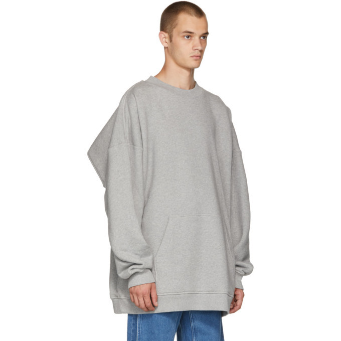 Y/Project Grey Paneled Hoodie Y/Project