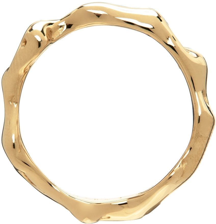 Faris Gold Lava Band Ring Faris
