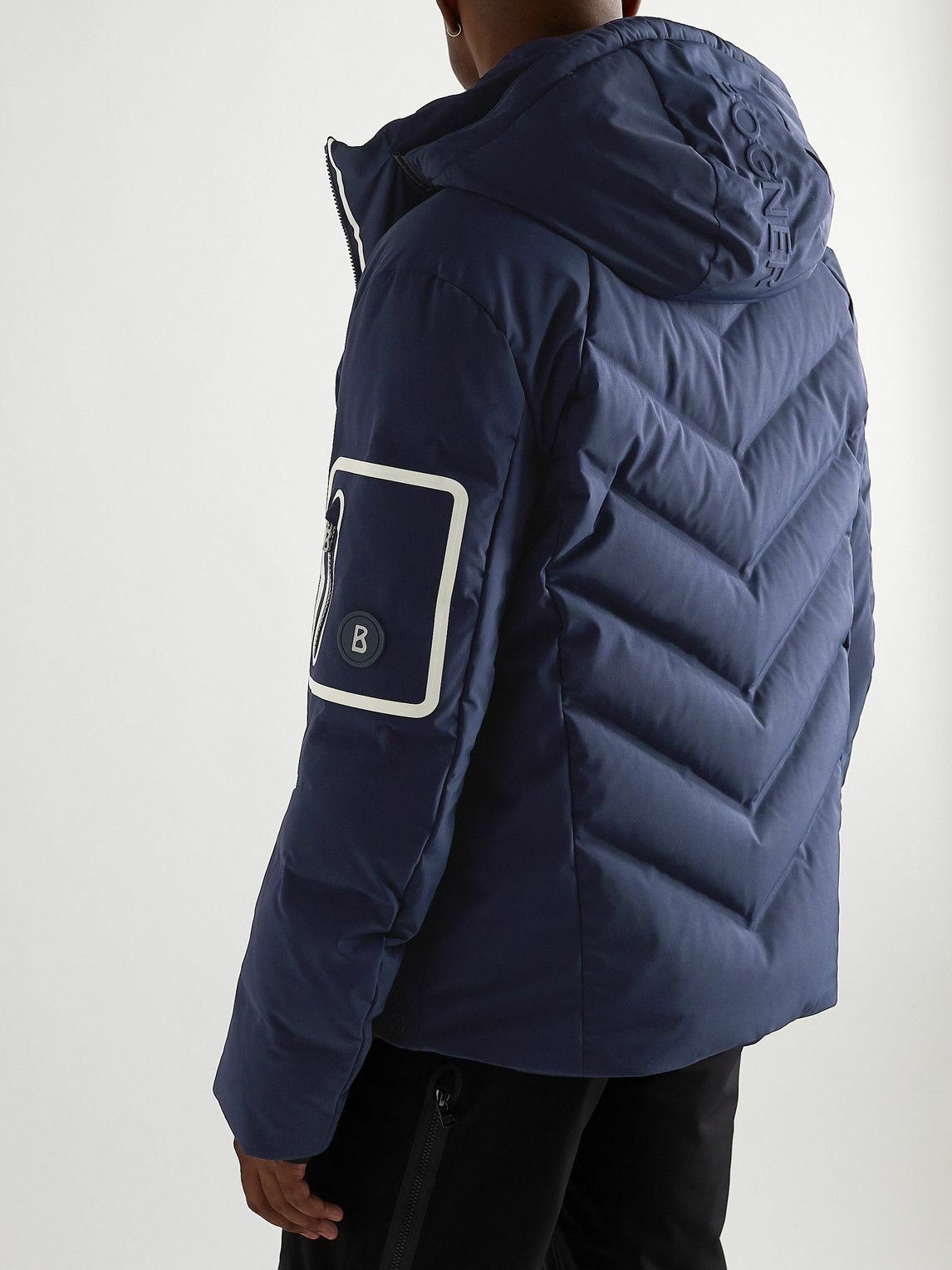 Bogner - Felian-D Quilted Hooded Down Ski Jacket - Blue Bogner