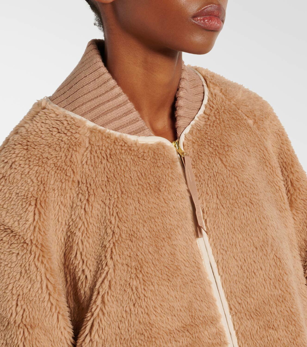 Varley Ella fleece bomber jacket Varley