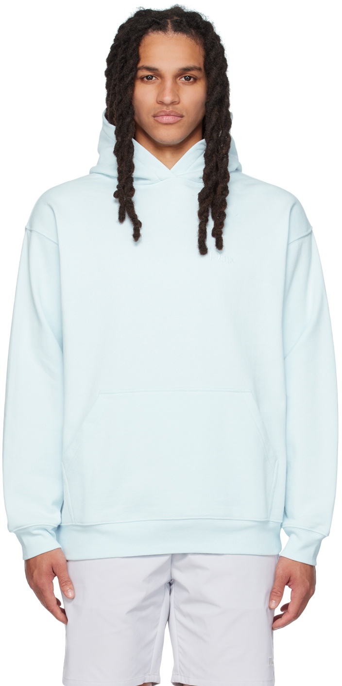 Dime Blue Embroidered Hoodie Dime
