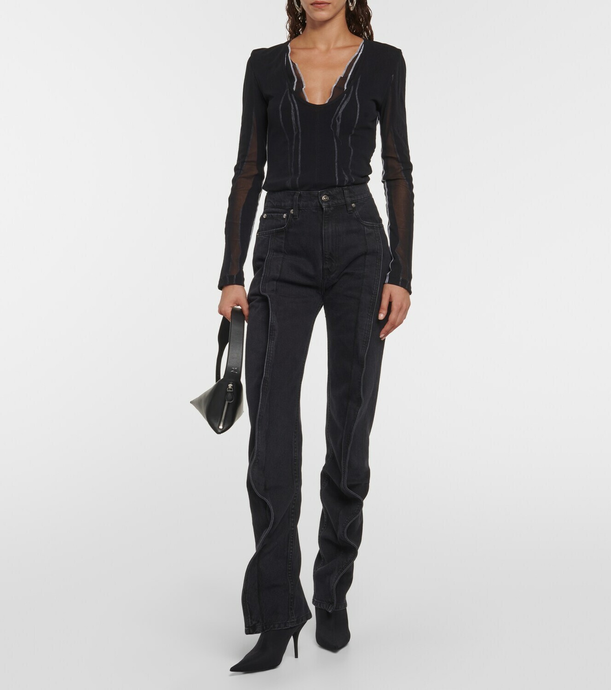 Y/Project High-rise straight jeans Y/Project