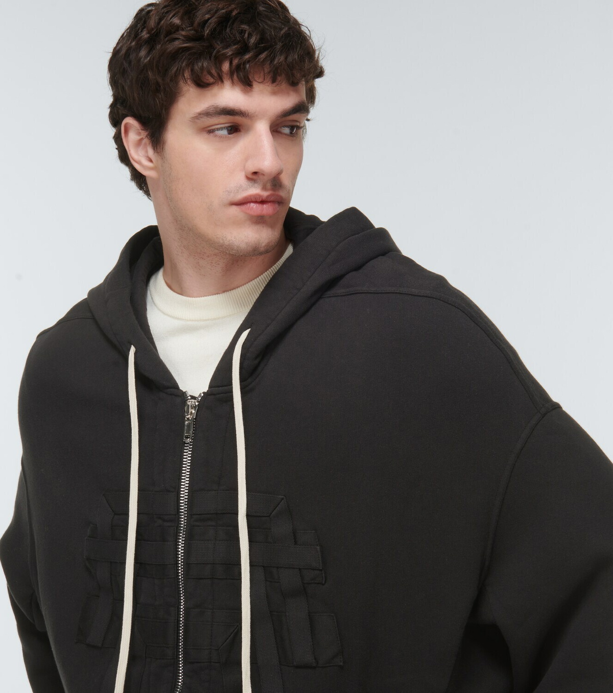 DRKSHDW by Rick Owens - Zip-up cotton hoodie Rick Owens Drkshdw